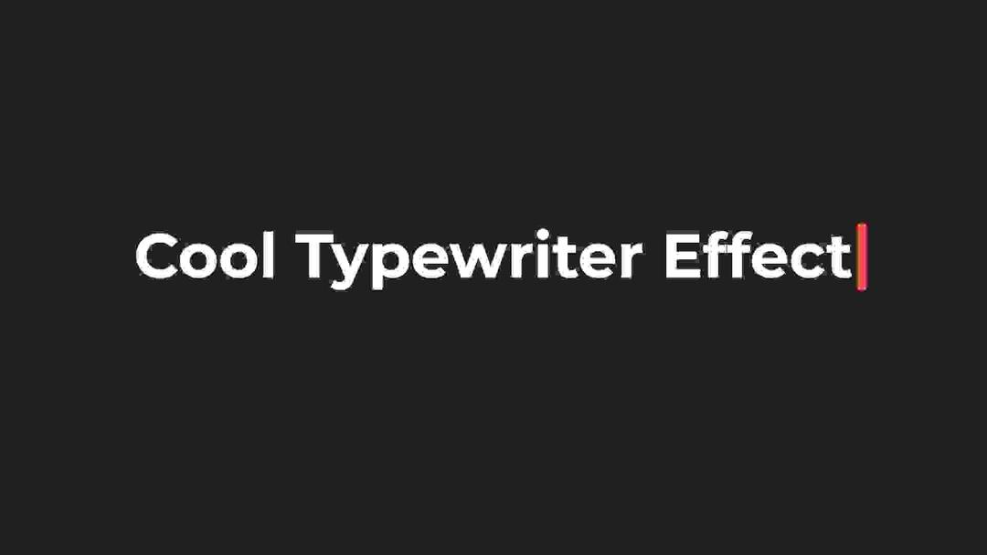 Typewriter Effect 🚀 | Animated Text with Film Impact Typewriter - Film ...