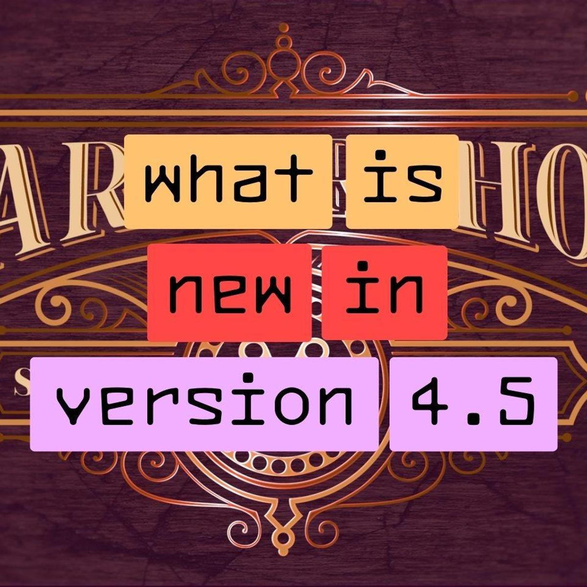 What's New in Version 4.5 - Film Impact