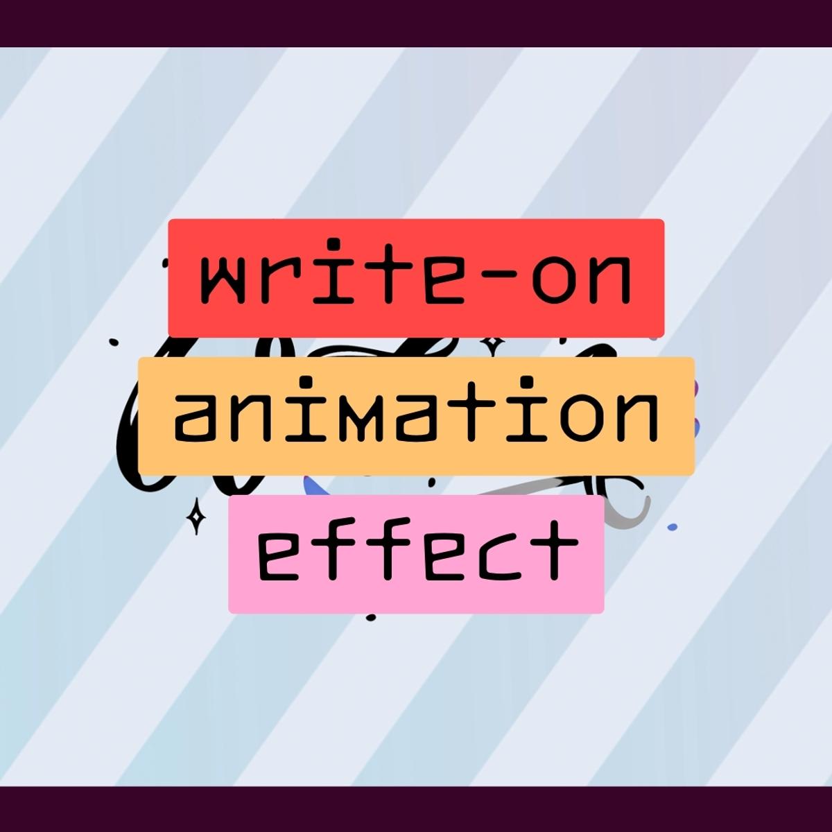 Write-On Animation Effect Premiere Pro - Film Impact