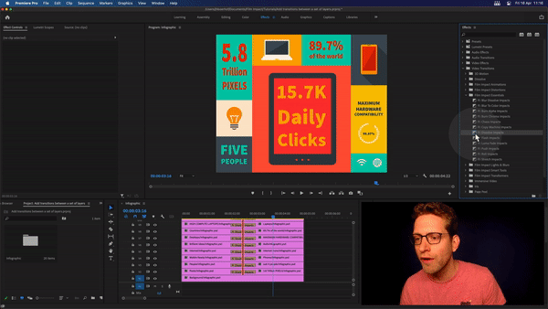 How To Quickly Apply Video Transitions To A Whole Bunch Of Clips - Film ...
