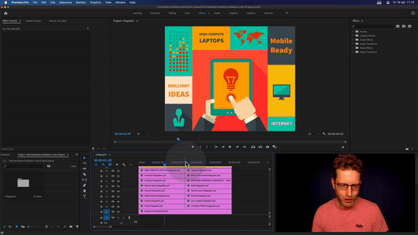 How To Quickly Apply Video Transitions To A Whole Bunch Of Clips - Film ...